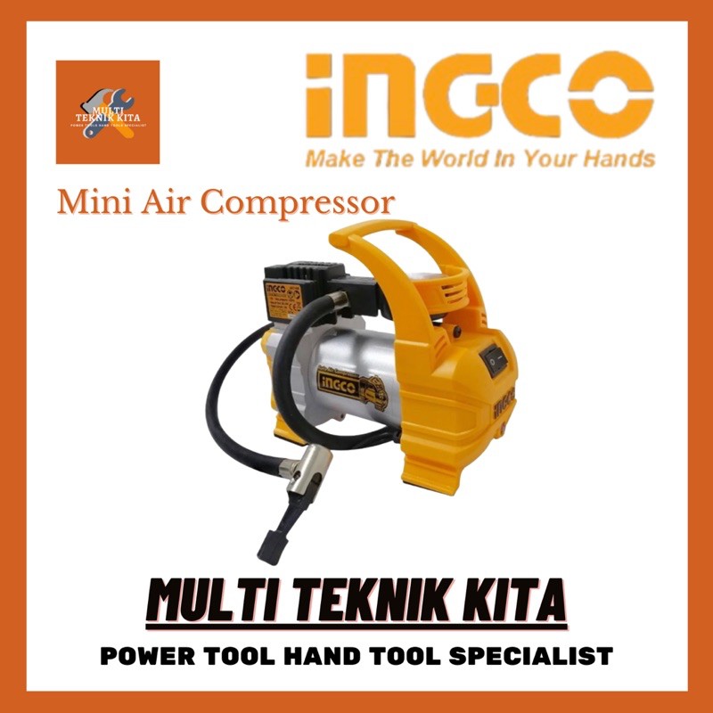 Jual INGCO Mini Air Compressor Pompa Kompresor Ban Mobil KOMPRESSOR ...