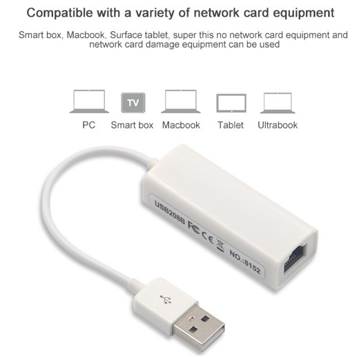 Jual USB 2.0 to LAN RJ45 Ethernet Network Adapter 10/100Mb | Shopee ...