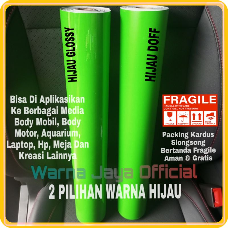 Jual Sticker Stiker Skotlet Scotlet Hijau Glossy & Doff Motor Mobil Aquarium DLL Seticker ...