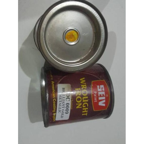 Jual KG7 cat tempa cat seiv warna emas cat 250ml mas gold.cat kayu besi ...