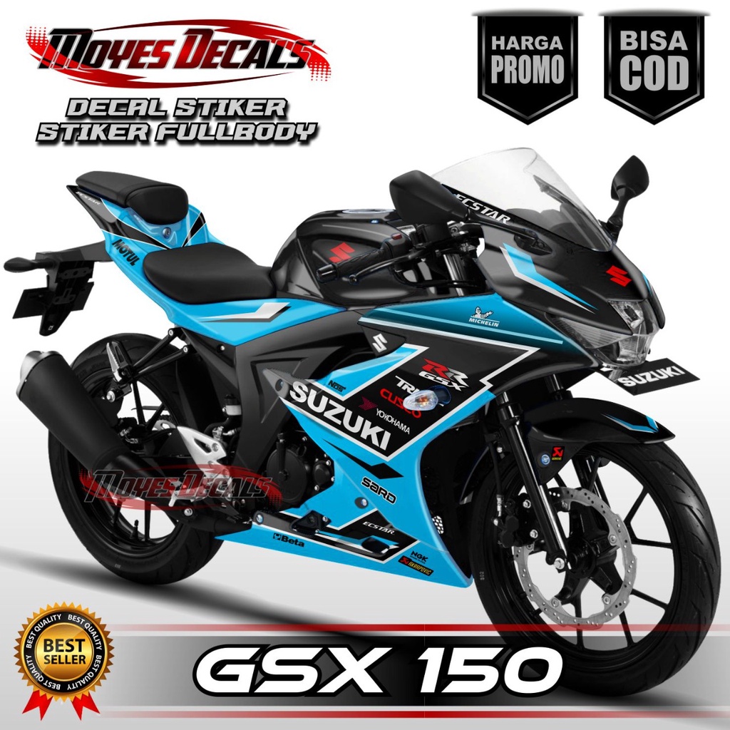 Jual Decal Suzuki GSX R150 Fullbody Decal Motor GSX 150 Stiker Fullbody ...