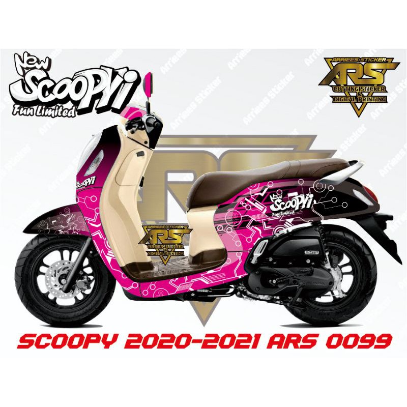 Jual DECAL SCOOPY 2021 - STICKER SCOOPY FULL BODY | Shopee Indonesia