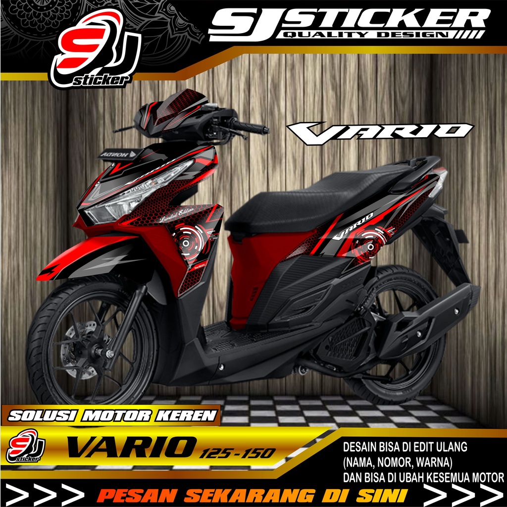 Jual DECAL VARIO LED 125-150 DECAL STICKER VARIO FULL BODY | Shopee ...