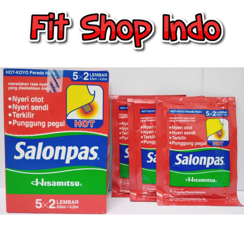Jual Salonpas Koyo Merah Hot 5X2 lembar | Shopee Indonesia