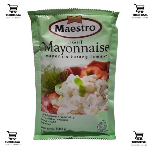 Jual MAYONNAISE SACHET 100 GR [Maestro] MAYONES | Shopee Indonesia