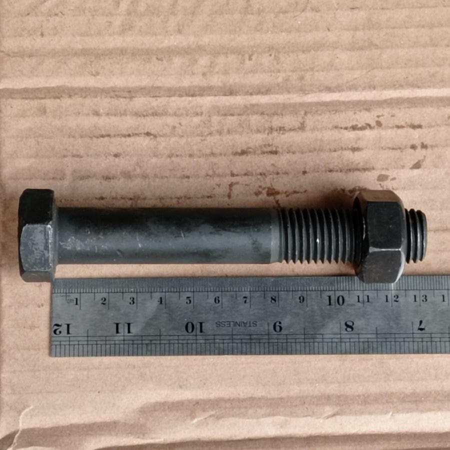 Jual BAUT BAJA HTB 8.8 M20 X 130 HALF DRAT / BAUT 30 KUNCI 30 / BAUD HALF DRAT 30 / BAUT BAJA ...