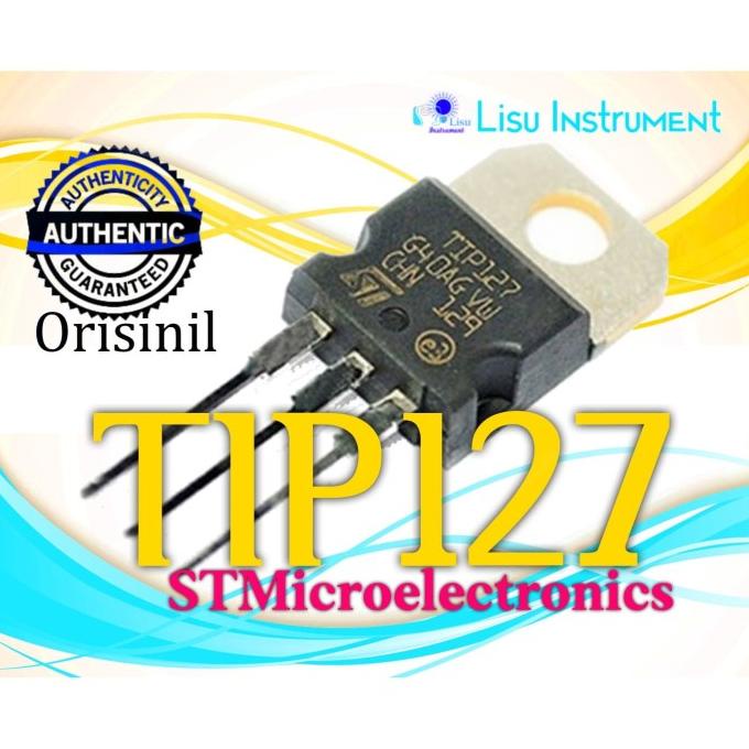 Jual ORIGINAL TIP127 5A 100V PNP Darlington Transistor STMicroelectronics lisuin90 Diminati ...
