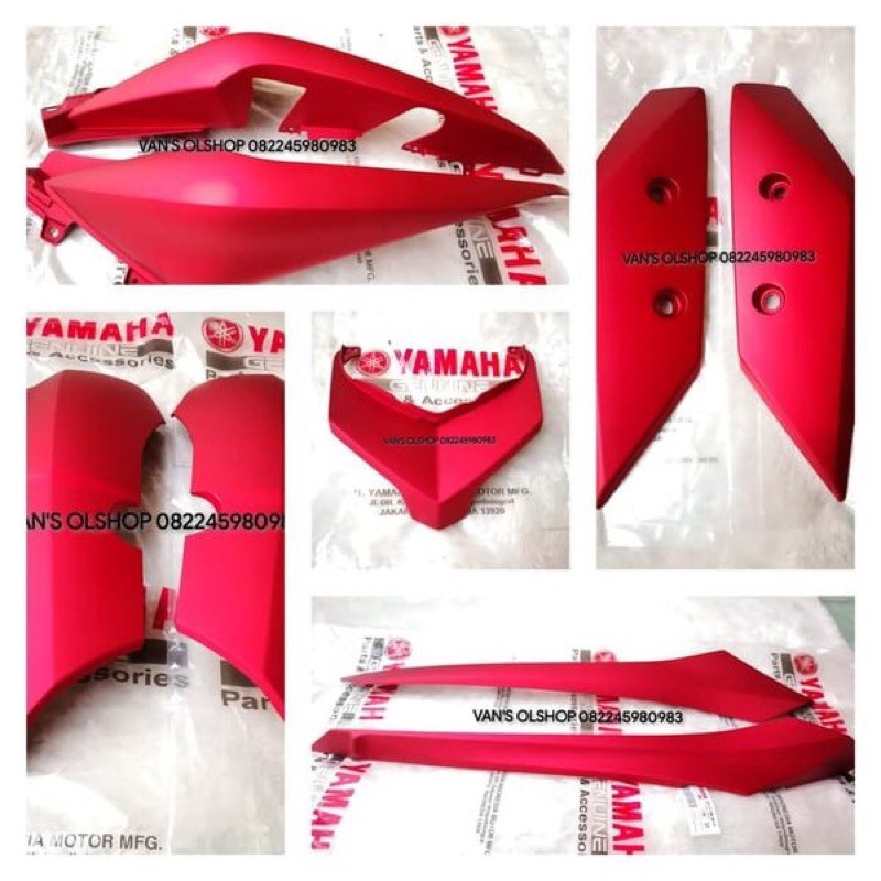 Jual body xmax full set body halus xmax 250 merah doff original yamaha ...