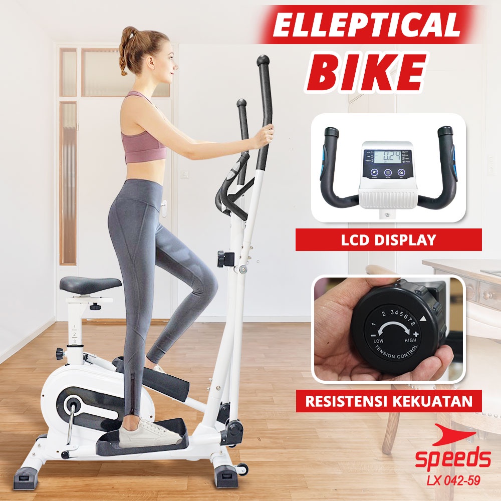 Jual SPEEDS Sport Elliptical Bike Sepeda Statis Alat Olahraga Fitness ...