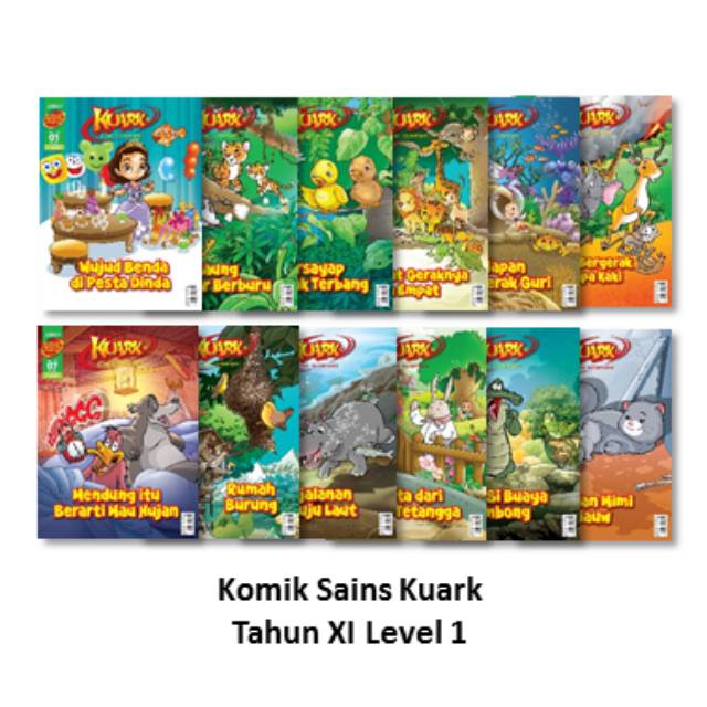 Jual PROMO!!! Kuark th 11 level 1 ( 12 edisi ) | Shopee Indonesia