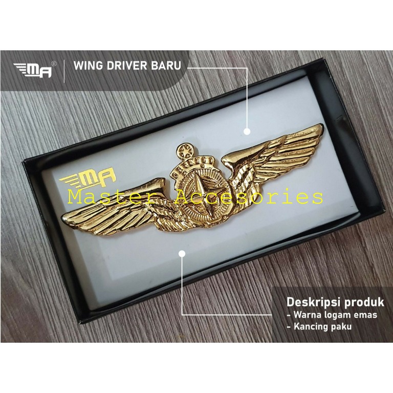 Jual Brivet Wing Driver Baru TNI/Militer Brivet Pin Wing | Shopee Indonesia