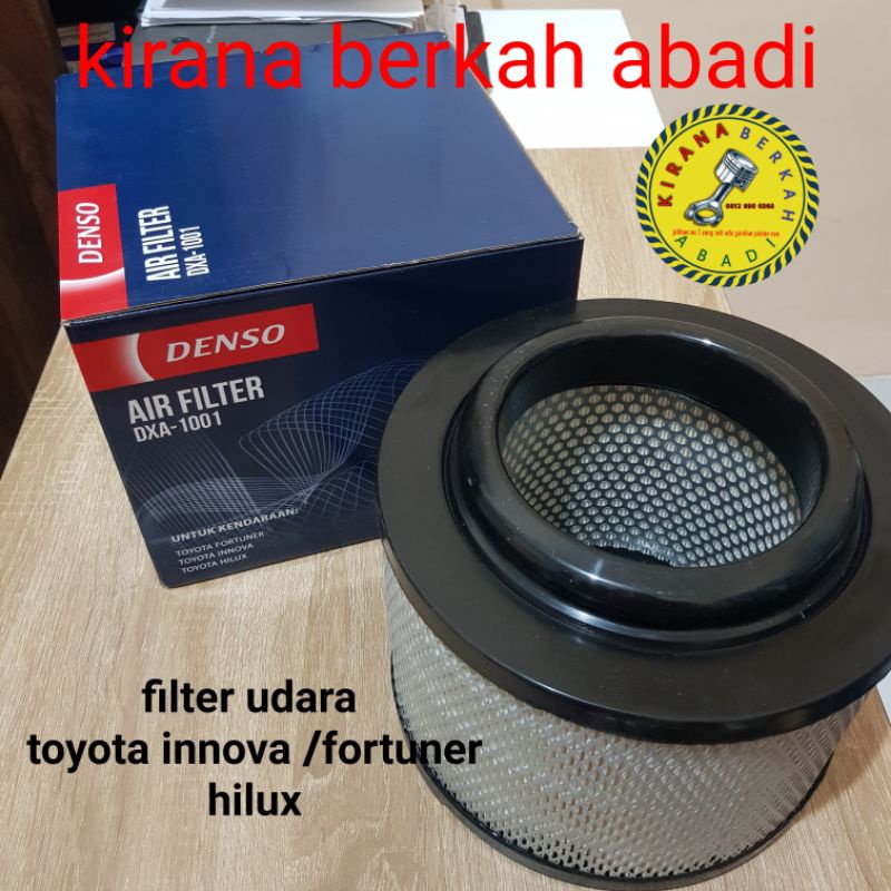 Jual FILTER UDARA TOYOTA INNOVA/ HILUX /FORTUNER DENSO DXA 1001 ...