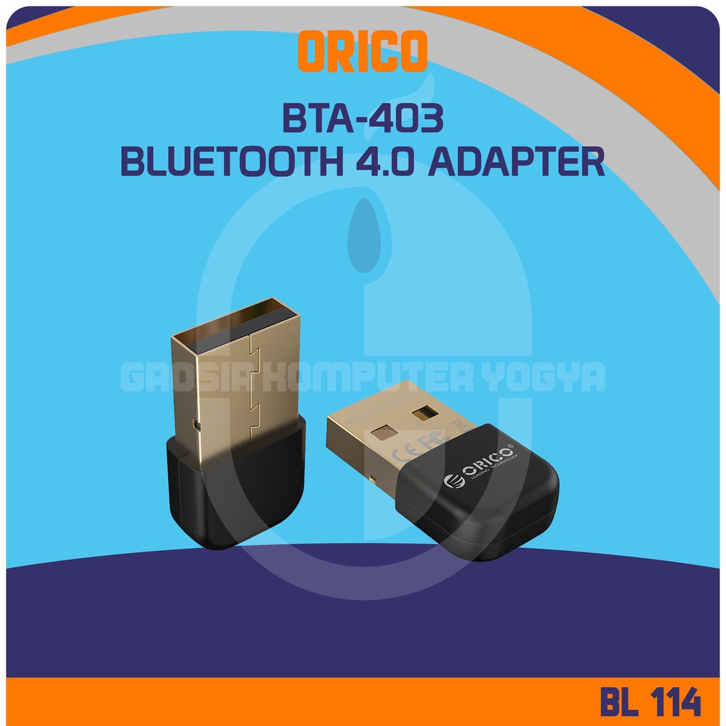 Jual Orico BTA-403 USB Bluetooth 4.0 Adapter 3 Mbps Up to 20m Eksternal Bluetooth Dongle ...