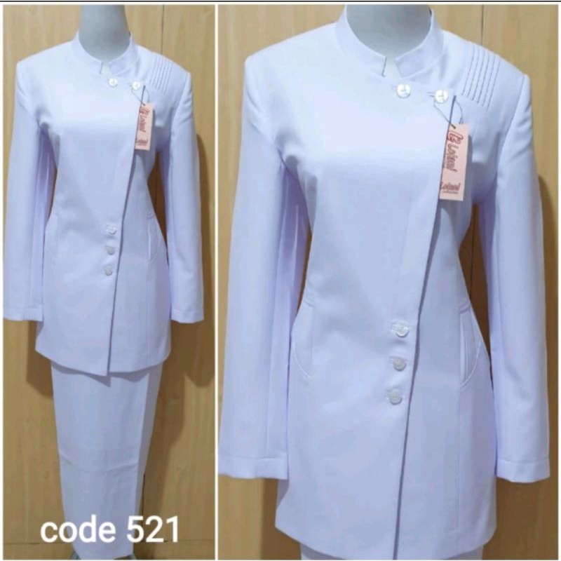 Jual baju perawat / seragam perawat / baju putih perawat / seragam ...