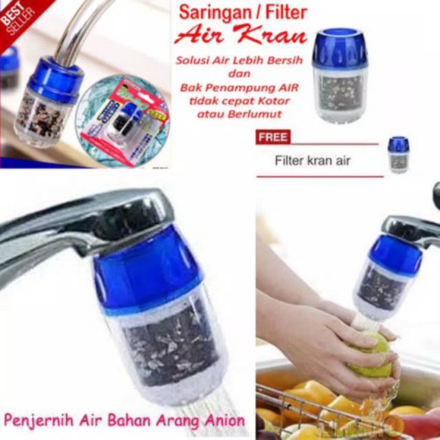 Jual Filter Kran Saringan Kran Air Ukuran Mini Penyaring PDAM Sumur ...
