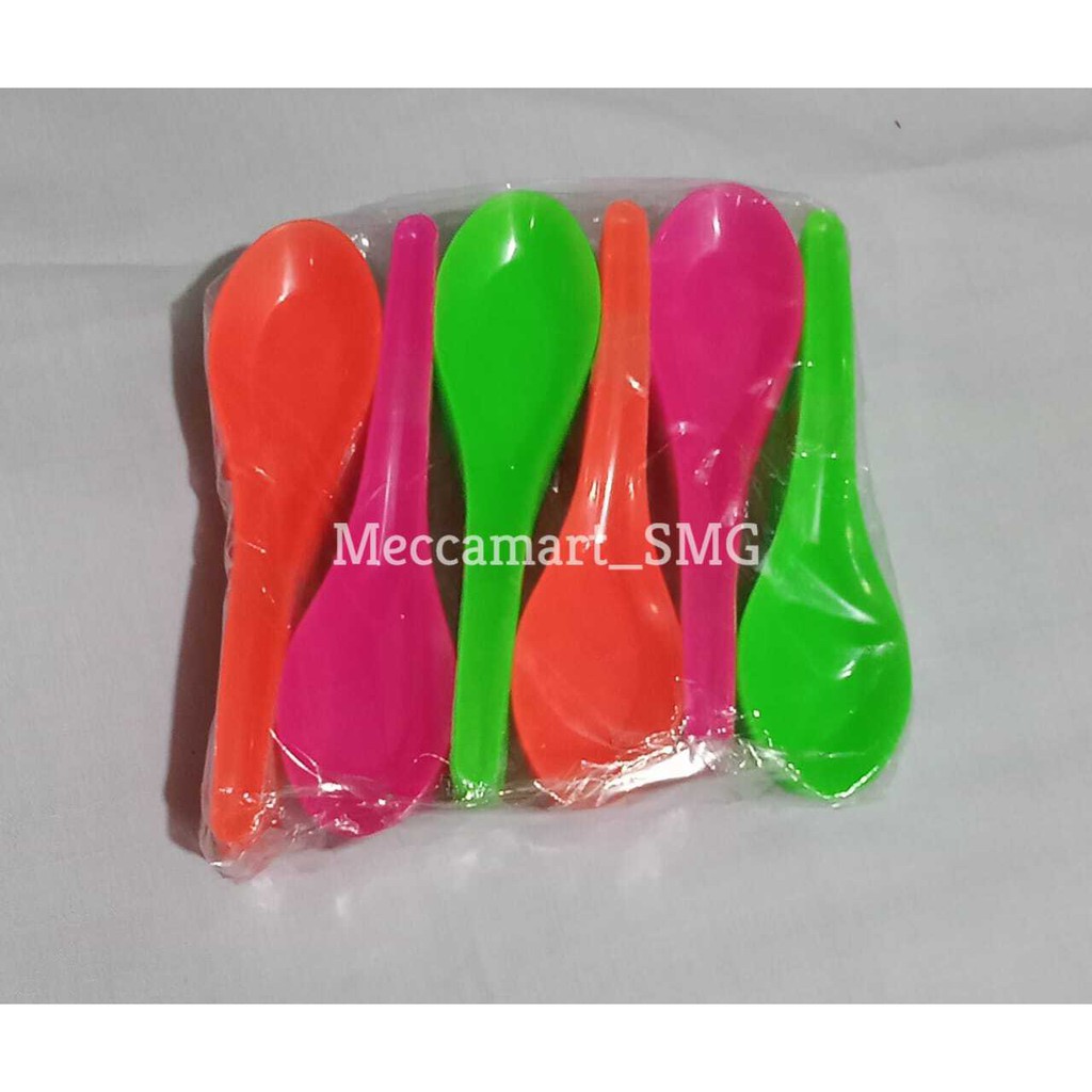 Jual TERMURAH!!! Sendok plastik bebek Pelangi 144pcs/Sendok Bebek ...