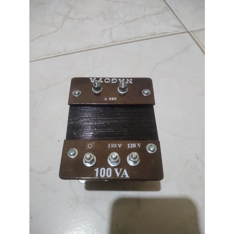 Jual Trafo Travo step down up Transformer 480V to 120V / 110V 100VA ...