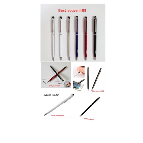 Jual Pulpen Metal /Pulpen Besi Bp Ici Stylus /Balpoint Promosi Polos ...