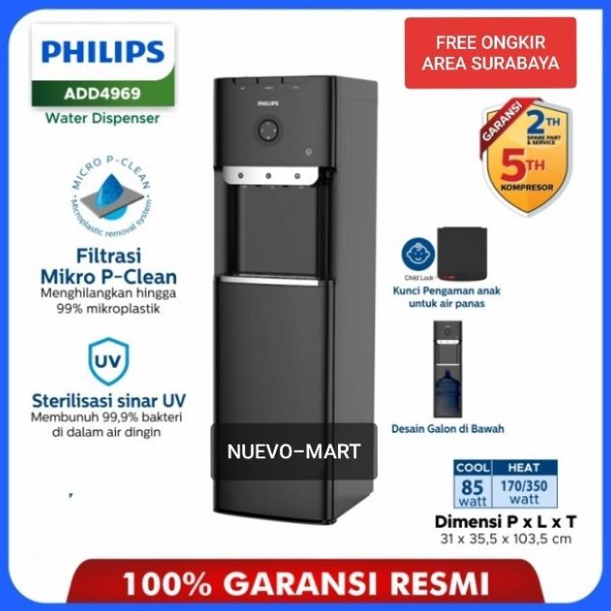 Jual PHILIPS UV LED Standing Dispenser ADD4969/70BL / ADD 4969 Galon bawah | Shopee Indonesia