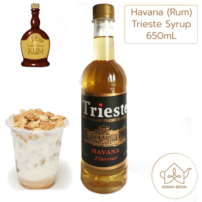 Jual 650 mL Sirup Havana atau Jamaican Rum atau Ram Raisin Premium ...