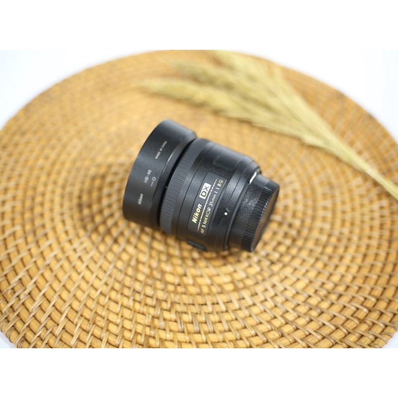 Jual LENSA FIX NIKON 35MM F 1.8 NO MINUS MULUS | Shopee Indonesia