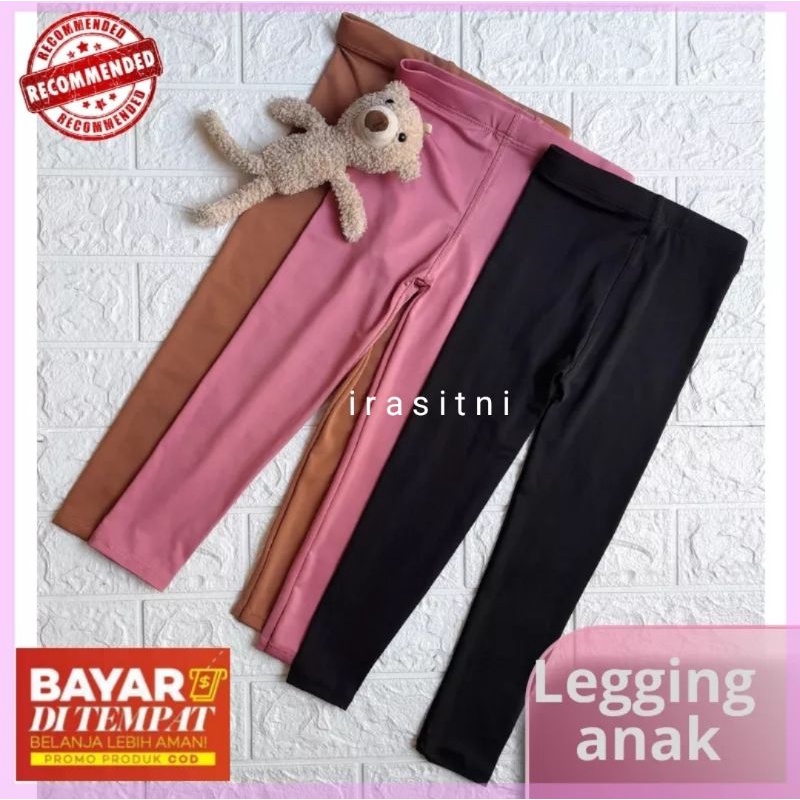 Jual Leging Anak Usia PAUD TK SD SMP Spandek Jersey Adem Licin Elastis Nyaman Legging Lejing ...