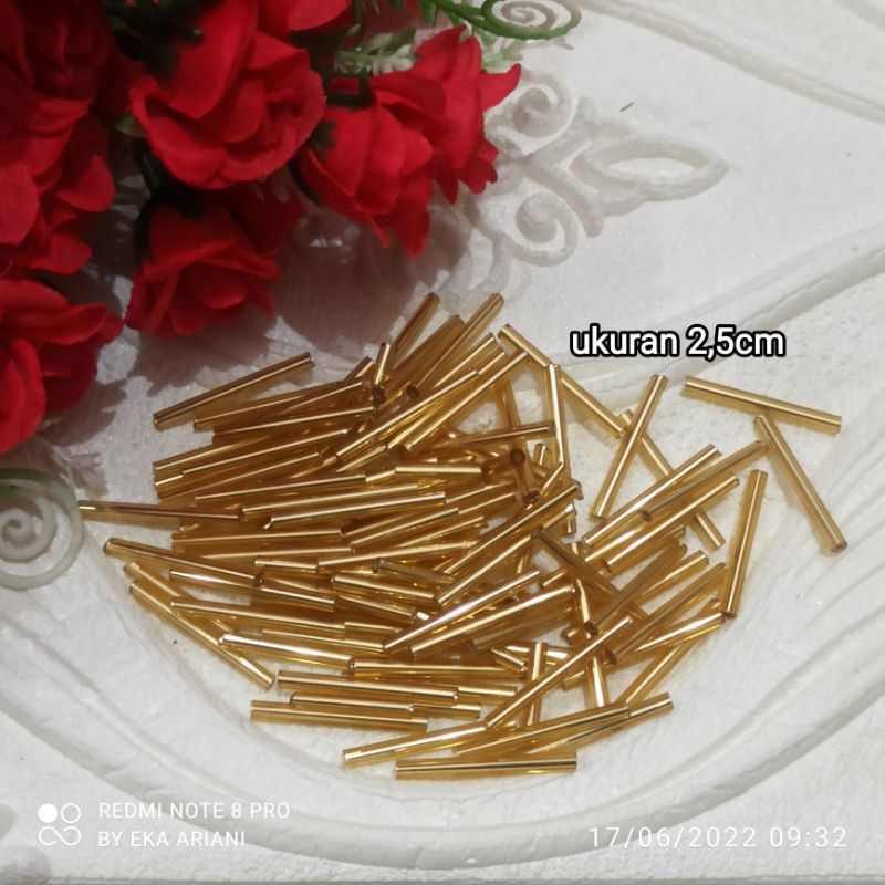 Jual 15g payet bambu patah ukuran 2,5cm | Shopee Indonesia