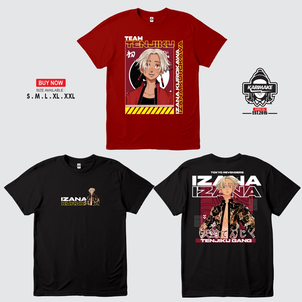 Jual Kaos Baju Anime TOKYO REVENGERS IZANA KUROKAWA TENJIKU GANG Kaos ... Jual Kaos Baju Anime TOKYO REVENGERS IZANA KUROKAWA TENJIKU GANG Kaos ...