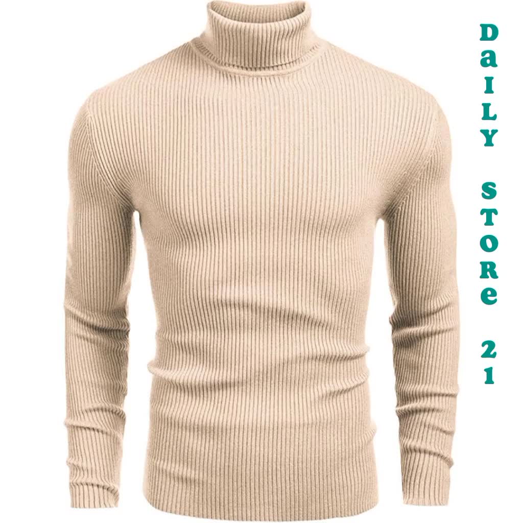 Jual Ds - Kaos Turtle Neck Polos Lengan Panjang Pria | Baju Kerah Leher ...