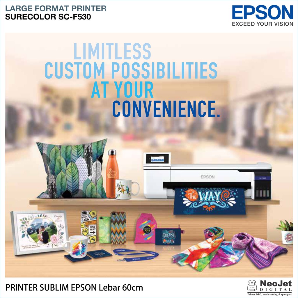 Jual Printer Epson SureColor SC-F530 Sublimasi Sublimation Sablon ...