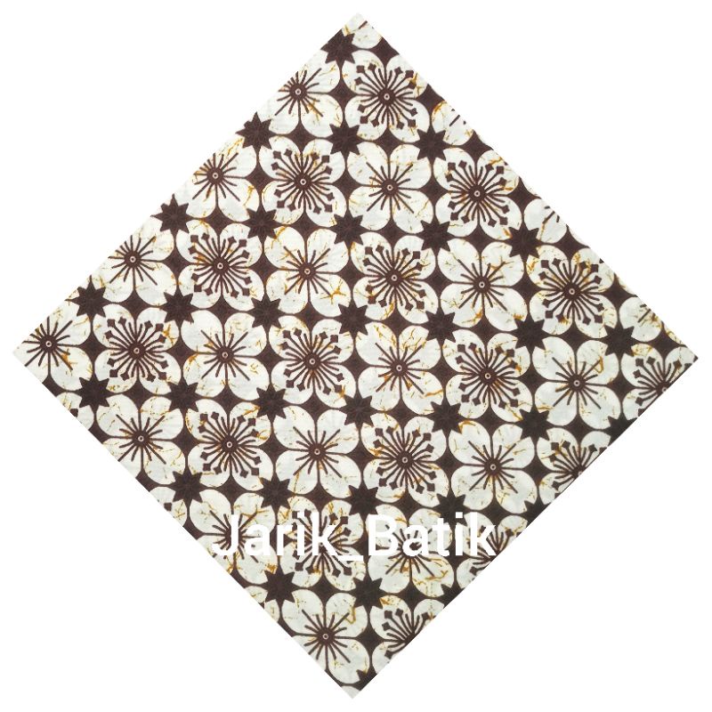 Jual Jarik Batik Gading Kain Batik motif Ceplok Kembang Kawung | Shopee ...