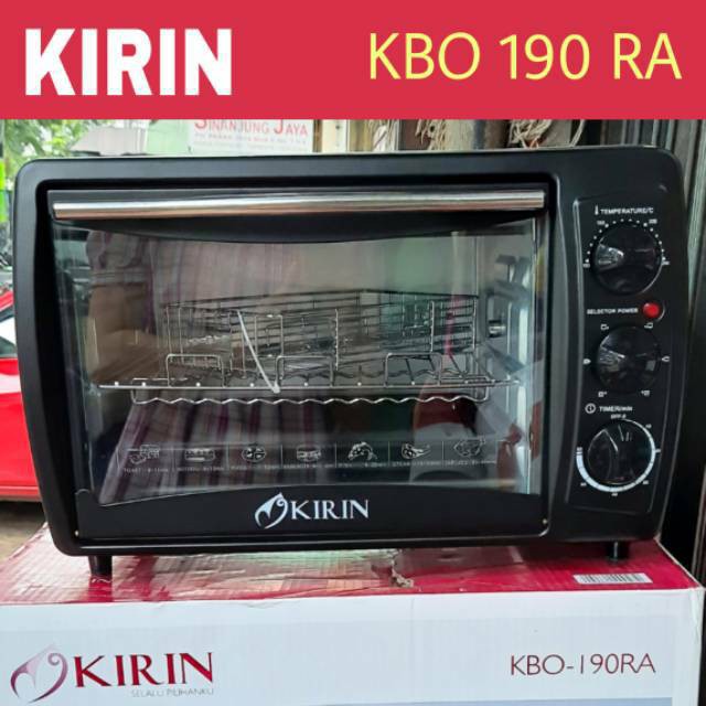 Jual OVEN TOASTER LISTRIK KIRIN 19 LITER KBO 190 RA | Shopee Indonesia