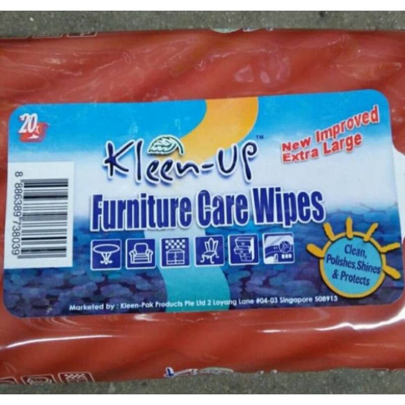 Jual kleen up furniture care wipes 20 lembar | Shopee Indonesia