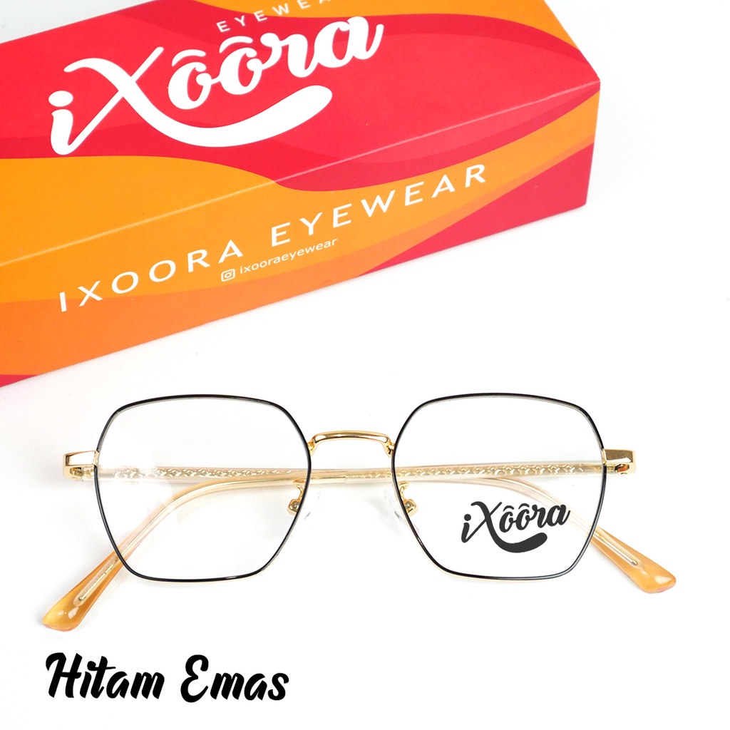 Jual Frame Kacamata Anti Radiasi Ixoora Kelsey Pria Wanita | Shopee Indonesia