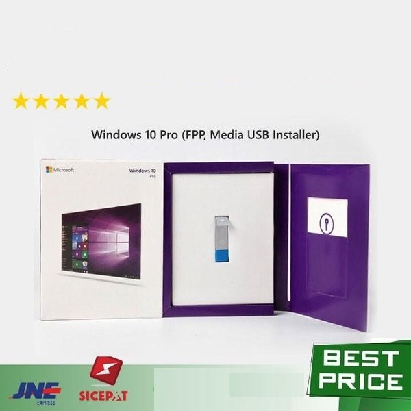 Jual PROMO Lisensi Windows 10 Pro FPP Fullbox USB ORIGINAL Bisa Pindah ...
