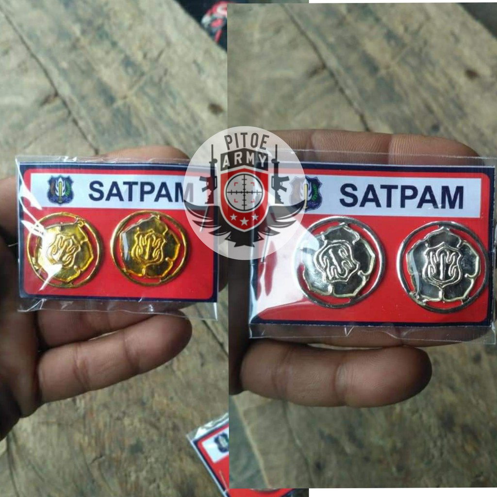 Jual Pin Monogram Satpam Baru - Monogram Satpam Security | Shopee Indonesia