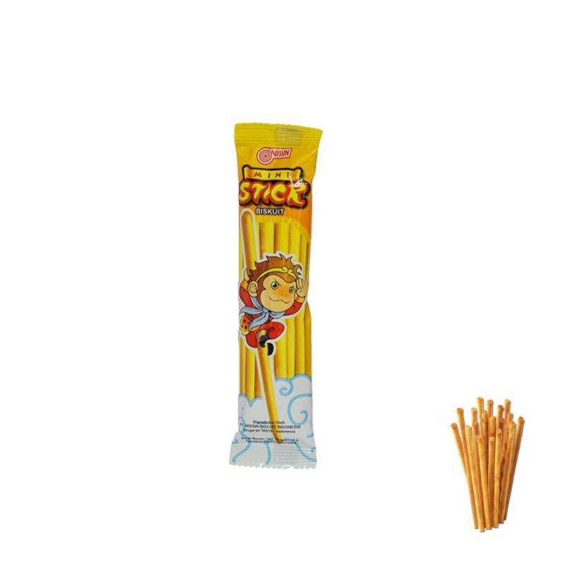 Jual NISSIN MINI STICK BISCUIT 1'S SNACK BISKUIT STIK GOODIE BAG ULTAH ...