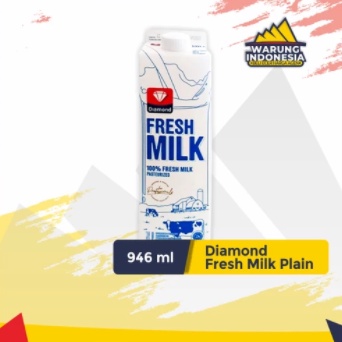 Jual Fresh Milk Diamond Plain Profesional 946 ml | Shopee Indonesia