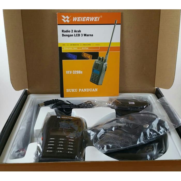Jual Weierwei VEV 3288S HT UHF 350 ORI NEW Garansi 1Thn Handy Talkie 3288S VEV3288S | Shopee ...
