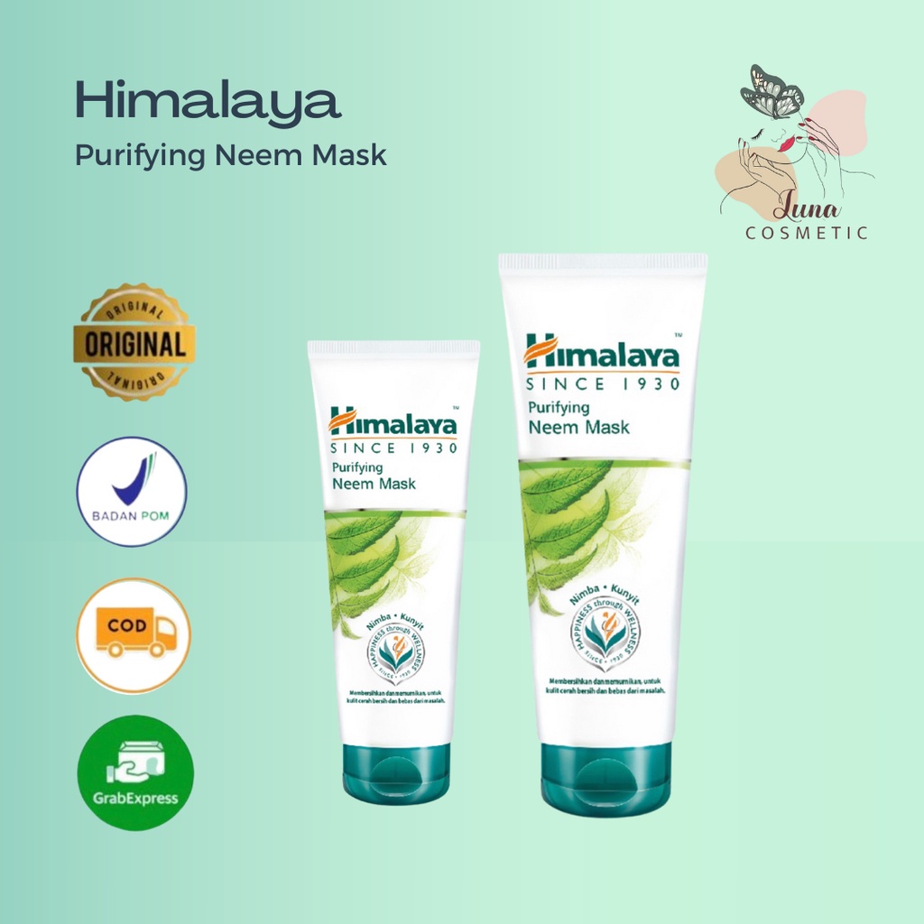 Jual Himalaya Purifying Neem Mask | Masker Wajah | 50mL | 100mL ...