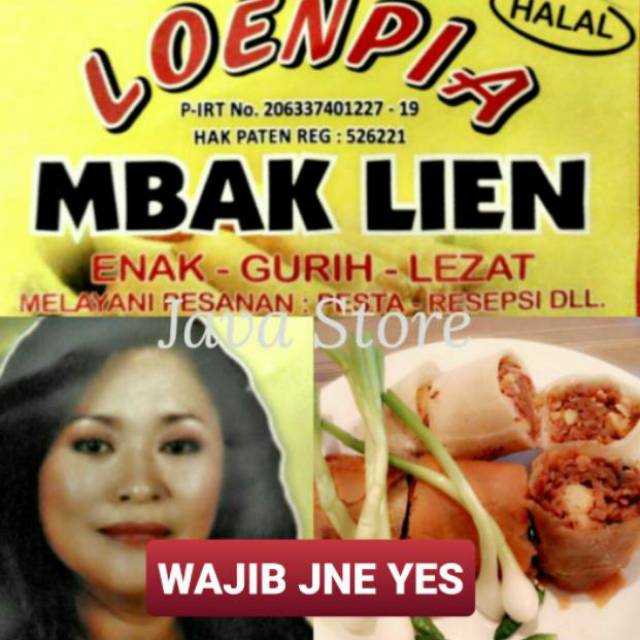 Jual LUMPIA MBAK LIEN - LUMPIA RASA SPESIAL ISI 10 - LUMPIA KHAS ...