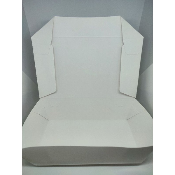 Jual Paper Lunch Box Warna Putih - Ukuran M (Forming) | Shopee Indonesia