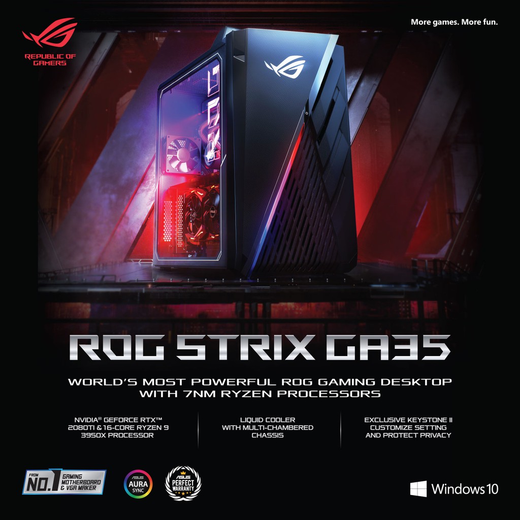 Jual ASUS ROG STRIX GA35 G35DX - R98T6T GAMING DESKTOP | Shopee Indonesia
