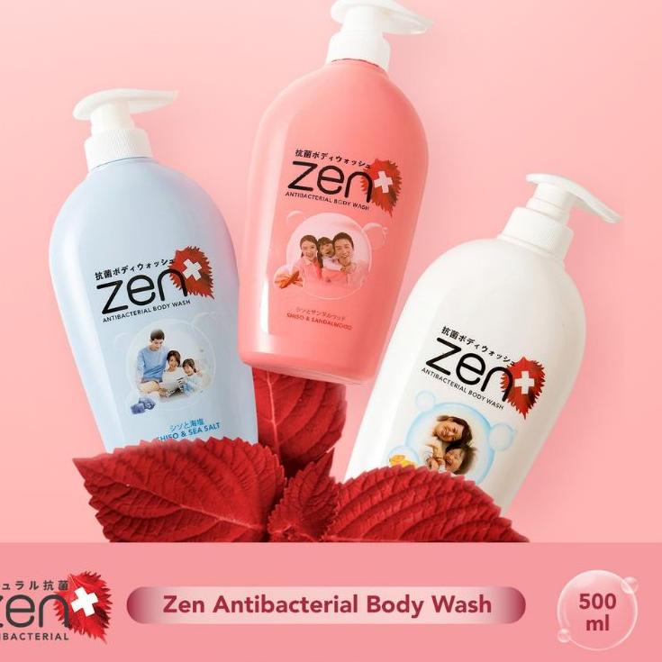 Jual Zen Antibacterial Body Wash 500ml / 480ml | Shopee Indonesia