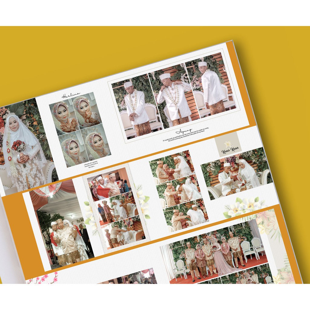 Jual PSD Template wedding magazine / kolase / foto album uk. 20x30 ...