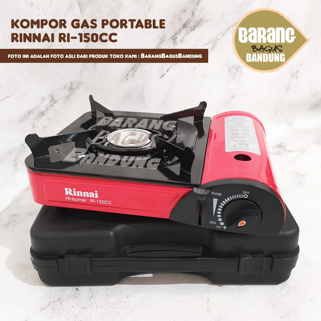 Jual Kompor Gas Portable Rinnai RI-150CC (Belum Termasuk Tabung Gas ...