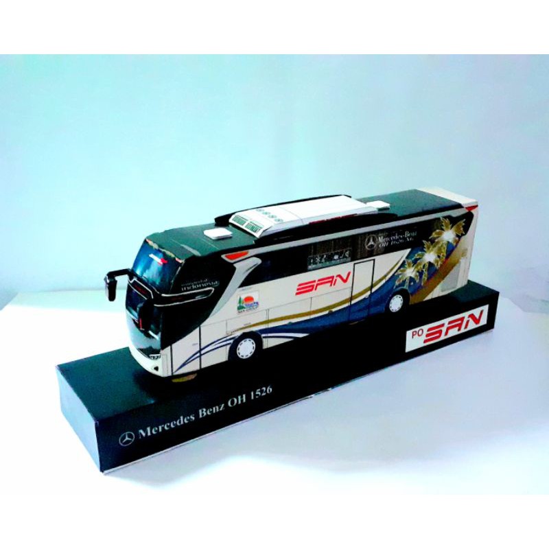 Jual Miniatur Papercraft Bus SAN JETBUS shd 2+ | Shopee Indonesia