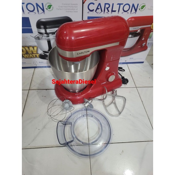 Jual Mesin Mixer Pengaduk Adonan Tepung Mie Kue CARLTON 4.5Liter(Merah ...