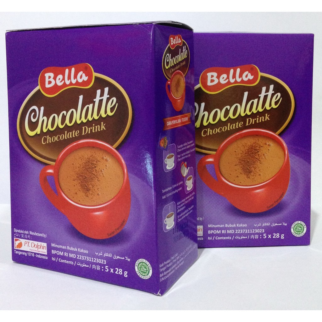 Jual BELLA CHOCOLATE DRINK BOX 28GR 5'S | Shopee Indonesia