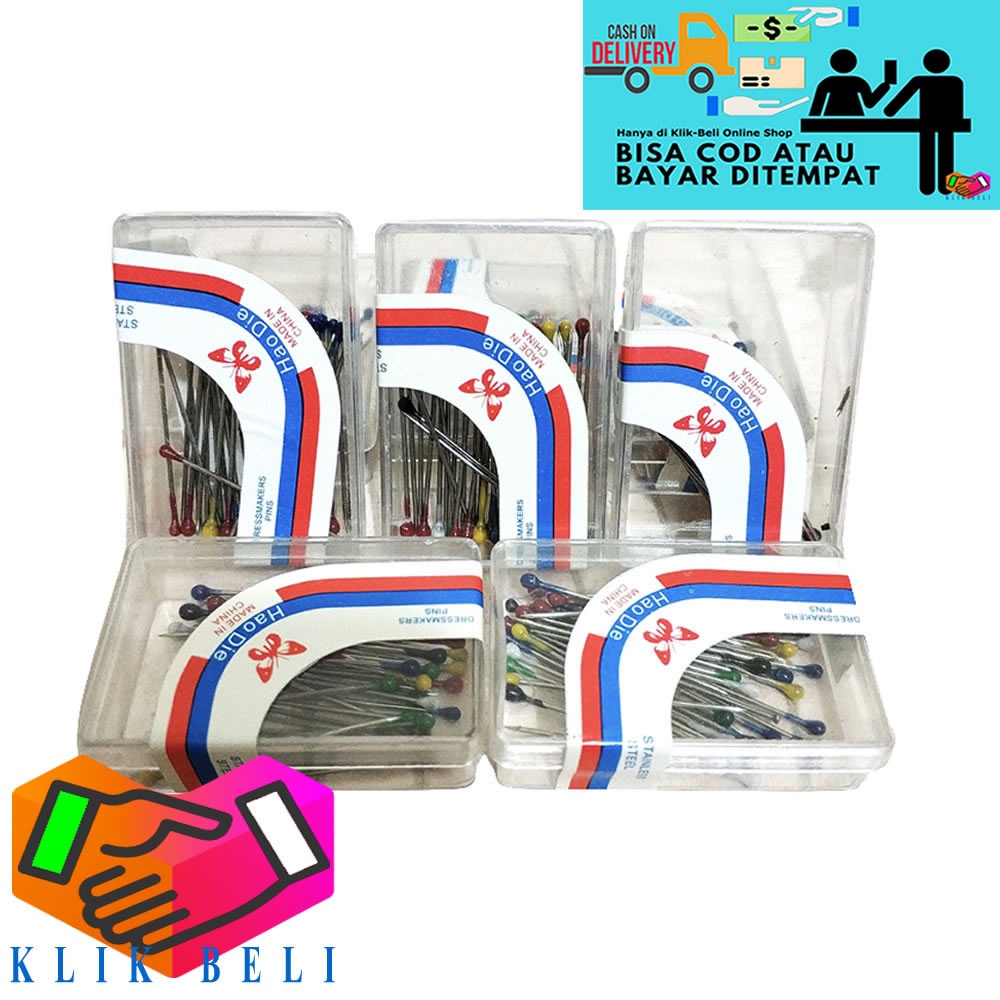 Jual Jarum Pentol Hijab Pentul Peniti Pin Mini | Shopee Indonesia